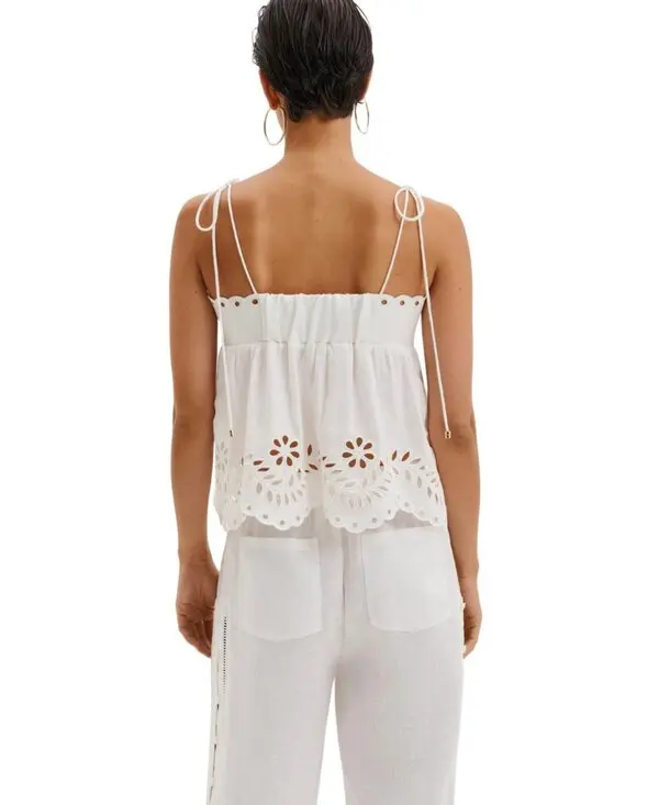 MALINA Carrie Broderie Anglaise Top