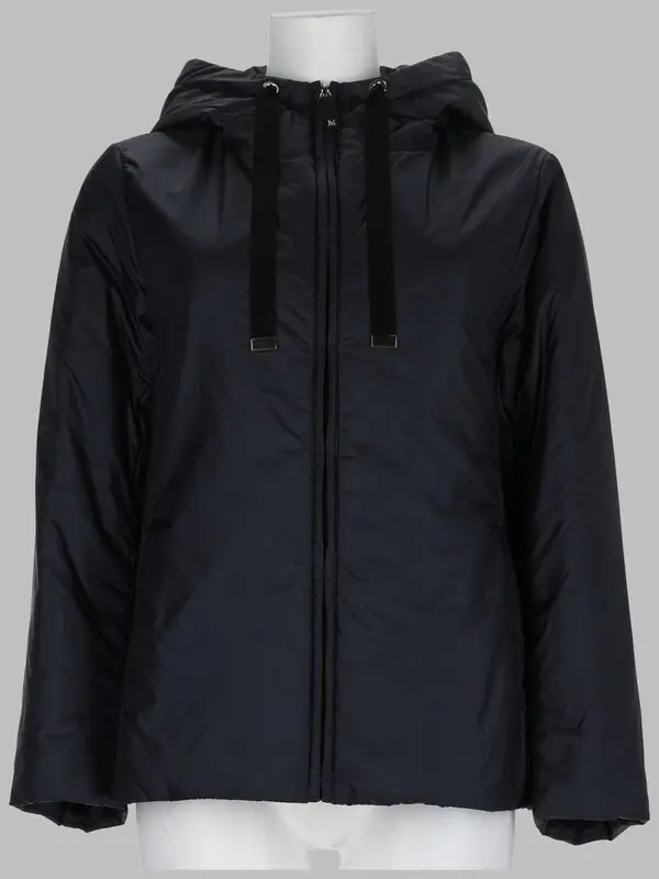 Max Mara Hooded Jacket In Water-repellent Canvas