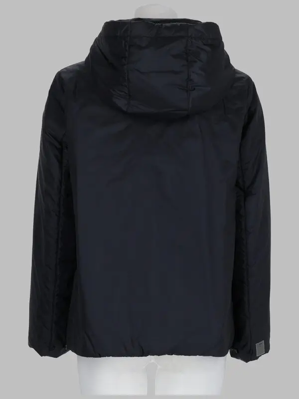Max Mara Hooded Jacket In Water-repellent Canvas