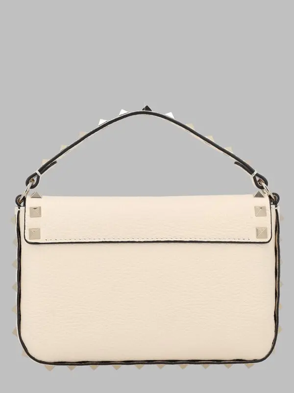 Valentino Garavani Pouch Rockstud In Vitello Granato