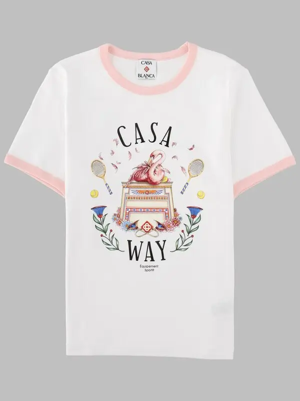Casablanca Casa Way" T-shirt - White