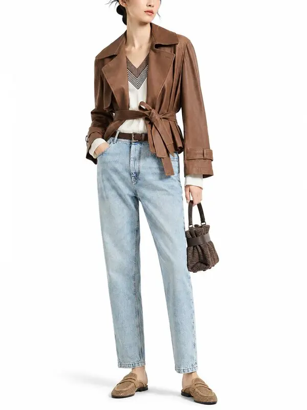 Brunello Cucinelli Baggy Tapered Trousers