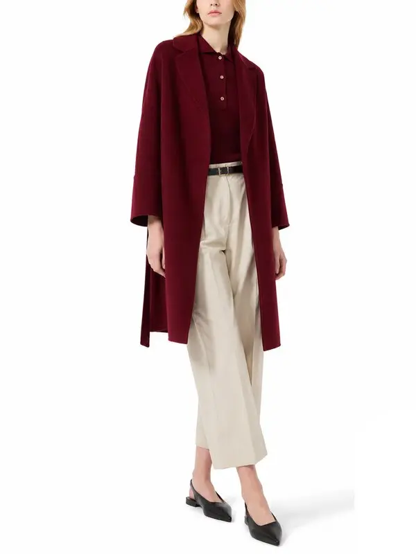 Max Mara Cotton Poplin Wide-leg Trousers