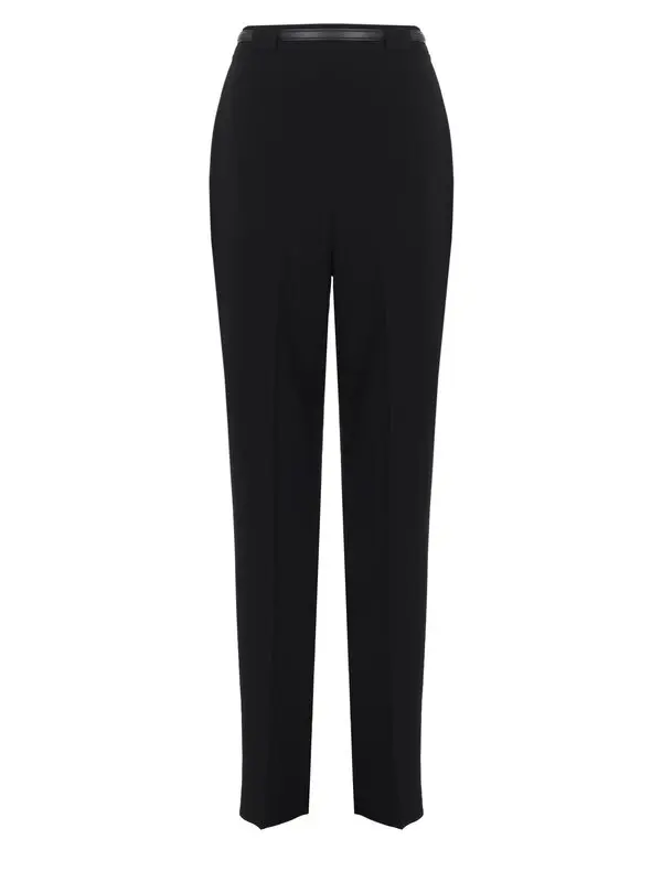 Max Mara Pantalone Carrot In Cady Tecnico