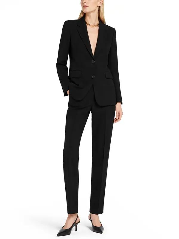 Max Mara Pantalone Carrot In Cady Tecnico