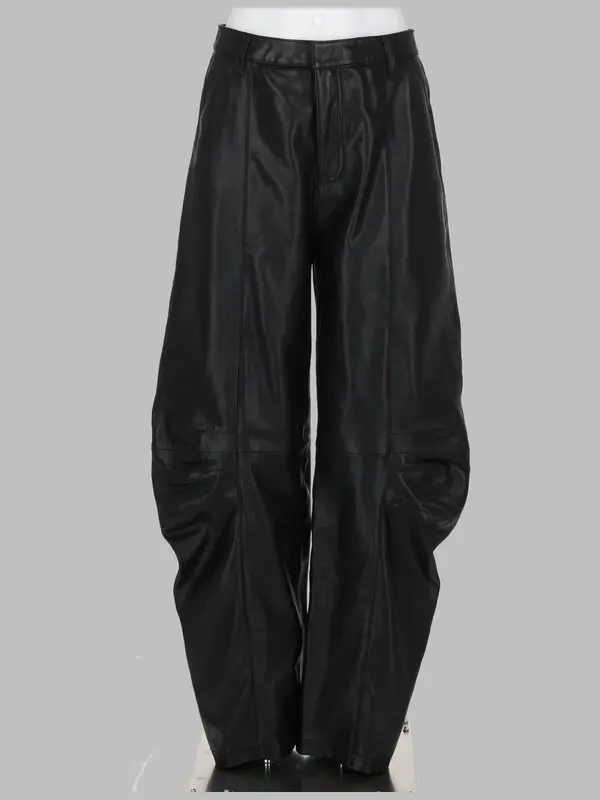 ROTATE BY BIRGER CHRISTENSEN Leather Cargo Pants