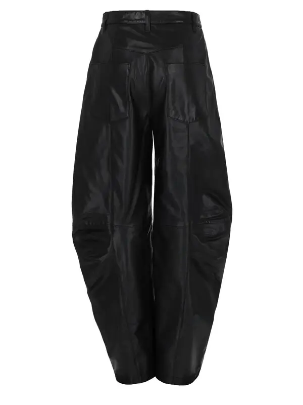 ROTATE BY BIRGER CHRISTENSEN Leather Cargo Pants