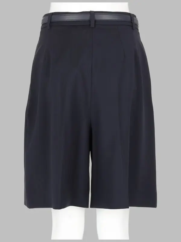 Max Mara Bermuda In Tela Di Lana