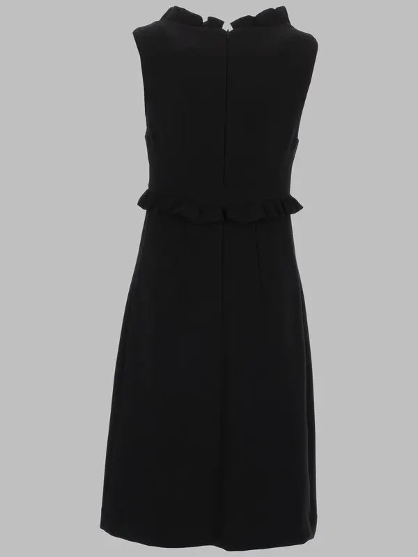 P.a.r.o.s.h Sleeveless Midi Dress With Ruffle Detail