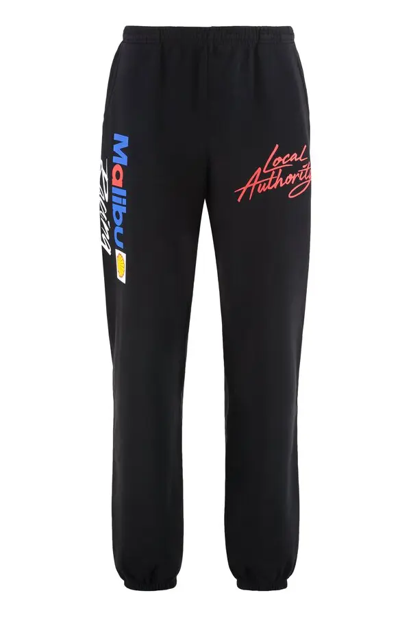 LOCAL AUTHORITY LA Essential Cotton Track Pants - Black
