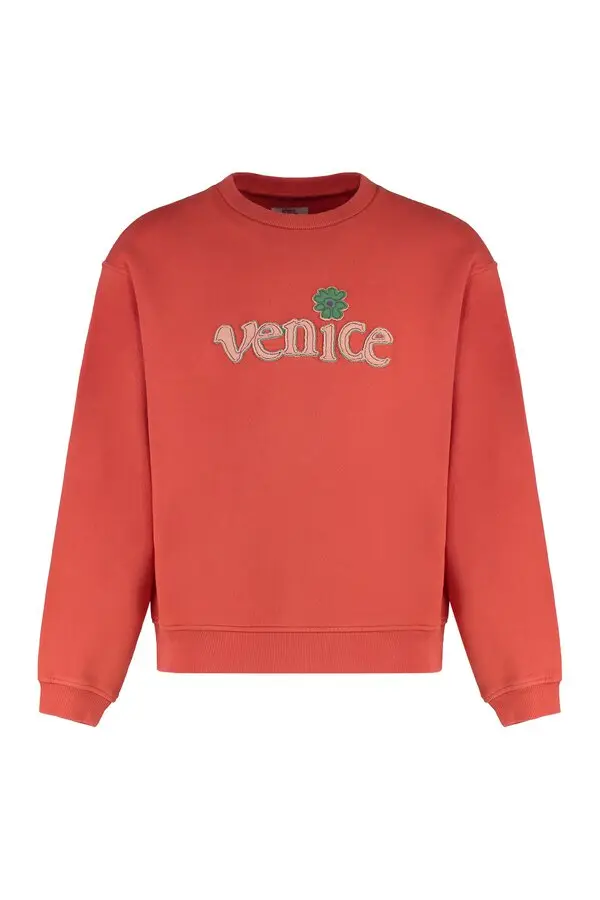 ERL Venice-patch Cotton Sweatshirt
