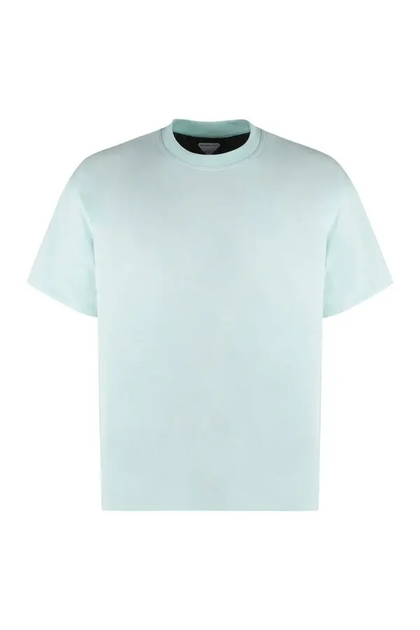 Bottega Veneta Cotton Ribbed Collar T-shirt For