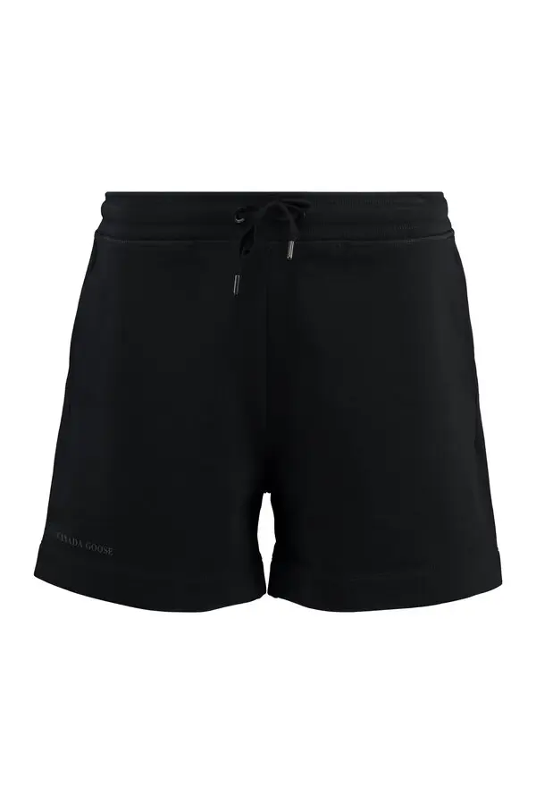 Canada Goose Muskoka Mini Cotton Shorts For - Black