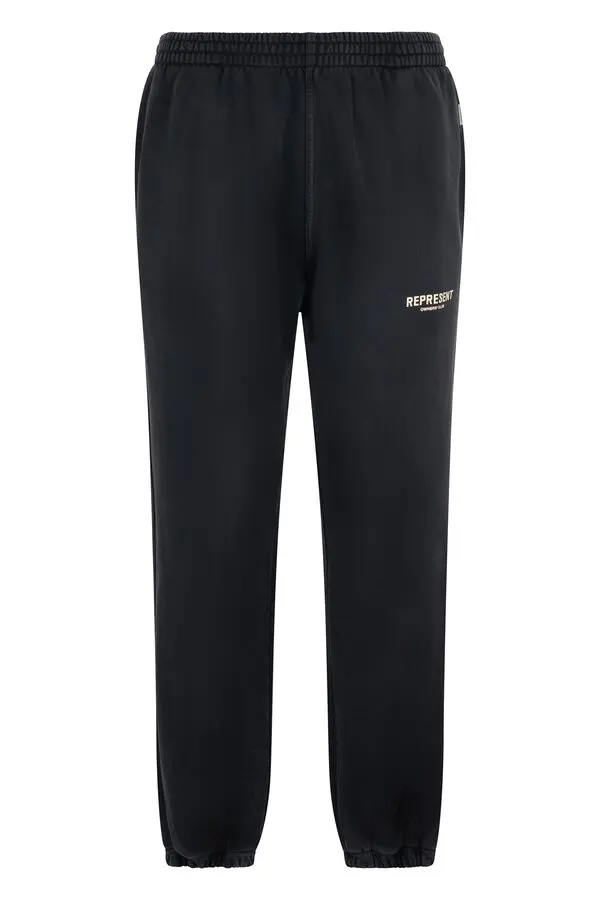 REPRESENT Fleece Fabric Sport Pants Straight Leg Design - Grey