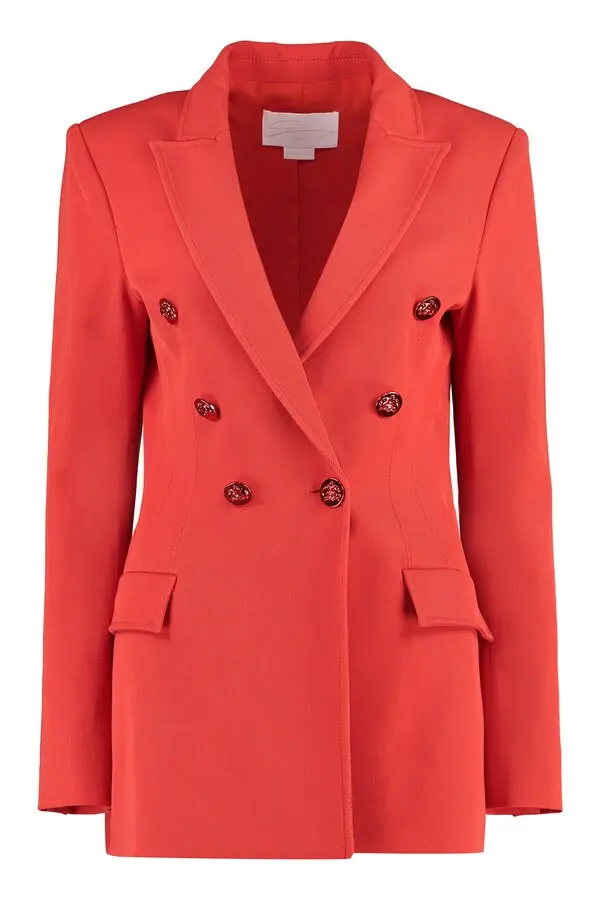 GENNY Double-breasted Wool Blazer