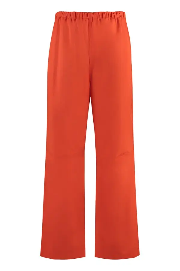 Gucci Skater Poplin Cotton Trousers - Orange