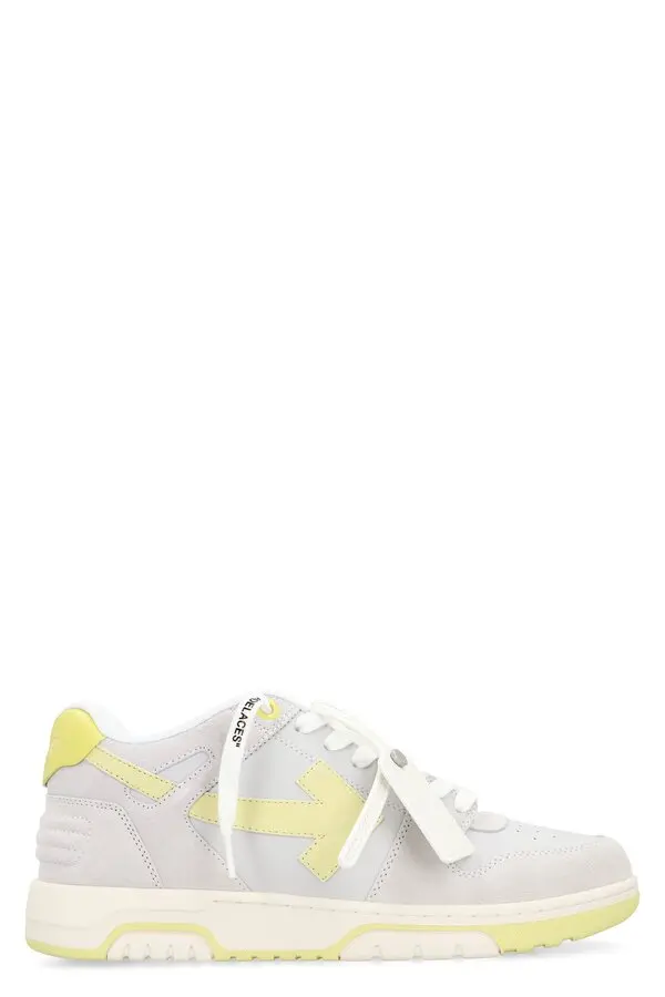 Off-White Out Of Office" Suede Sneakers - Grey