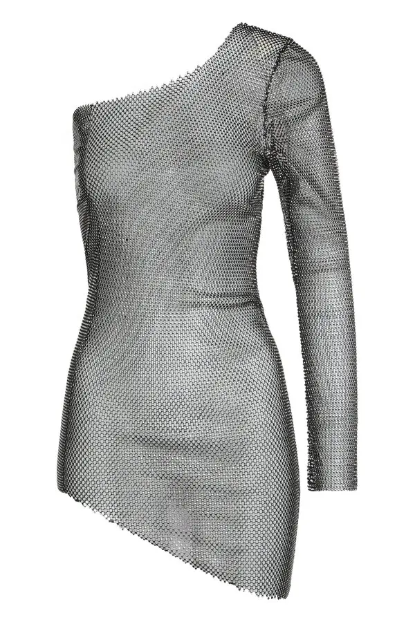 SANTA BRANDS Mesh Dress - Black