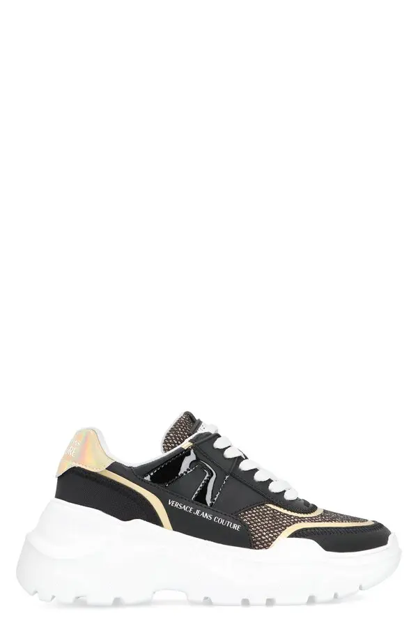 Versace Speed Track Low-top Sneakers - Black