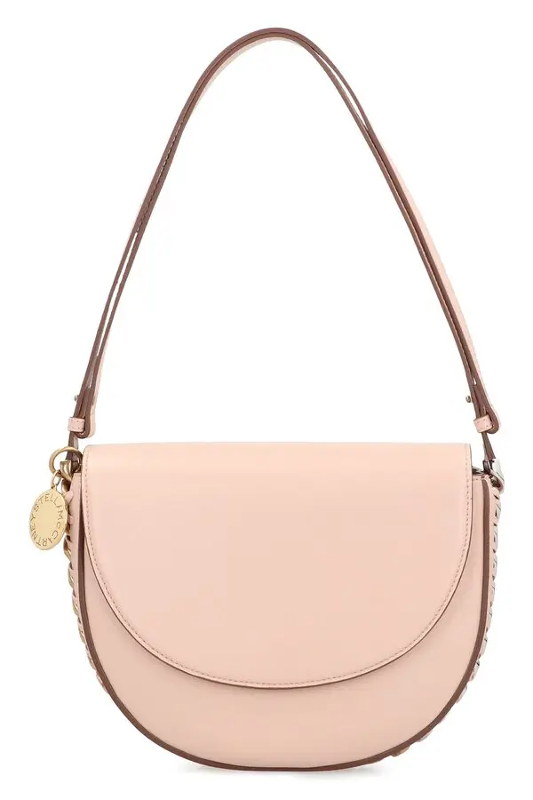 Stella McCartney Frayme Medium Flap Shoulder Bag - Pink