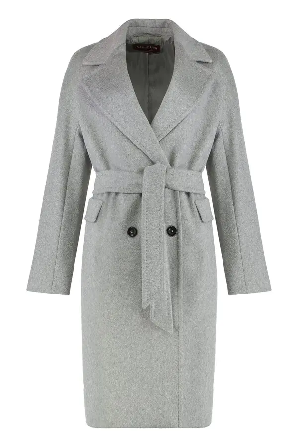 Max Mara Panteon Coats And Trench Coats - Grey