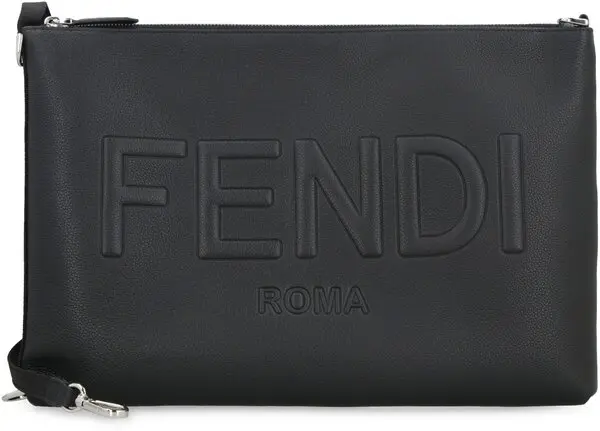 Fendi Pc Pouch - Black