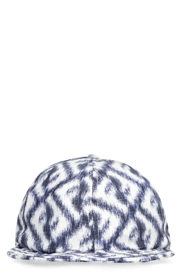 Fendi Baseball Cap With All-over Logo Print - Multicolor