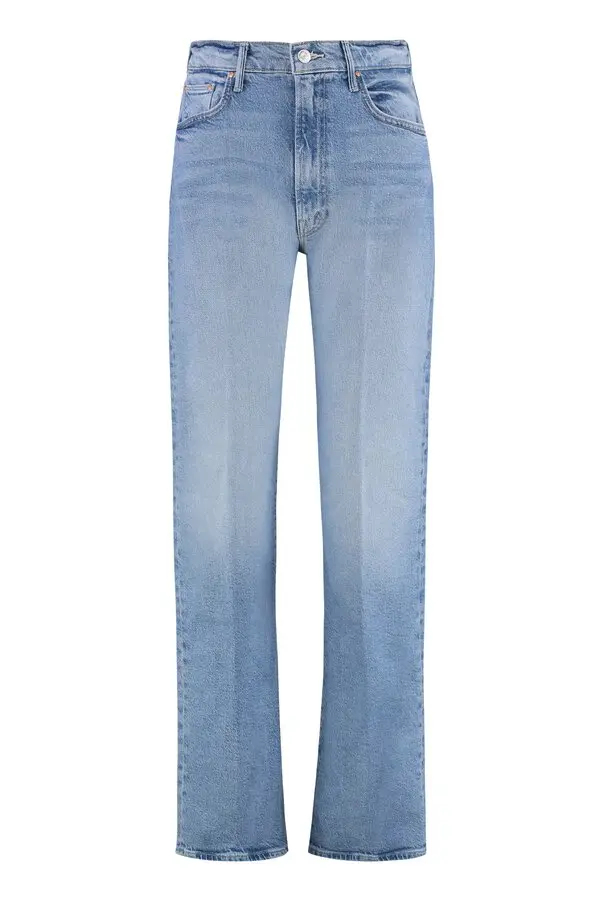 MOTHER 5-pocket Straight-leg Jeans