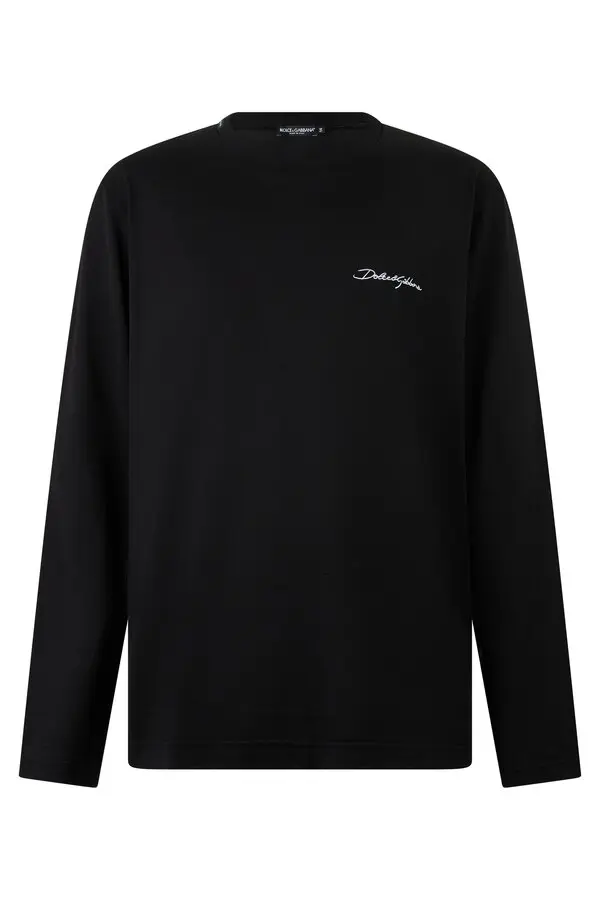 Dolce & Gabbana Long Sleeve Cotton Shirt Fw25 Collection