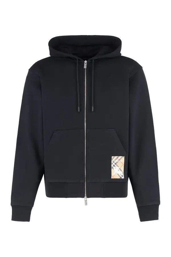 Burberry Cotton Full Zip Hoodie For