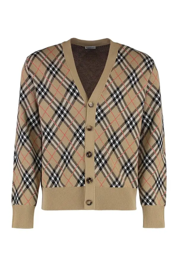 Burberry Wool Cardigan - Beige