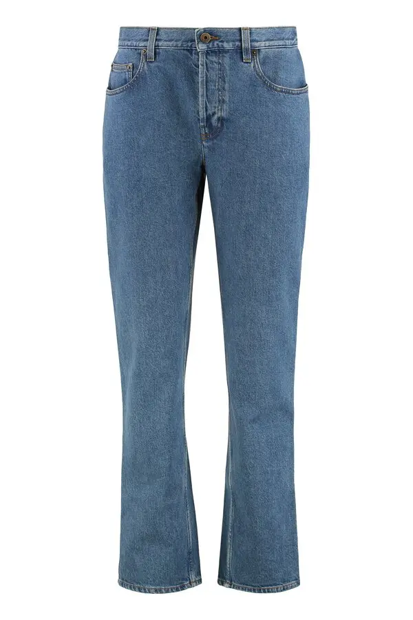 Burberry Mid-rise Straight Jeans - Denim