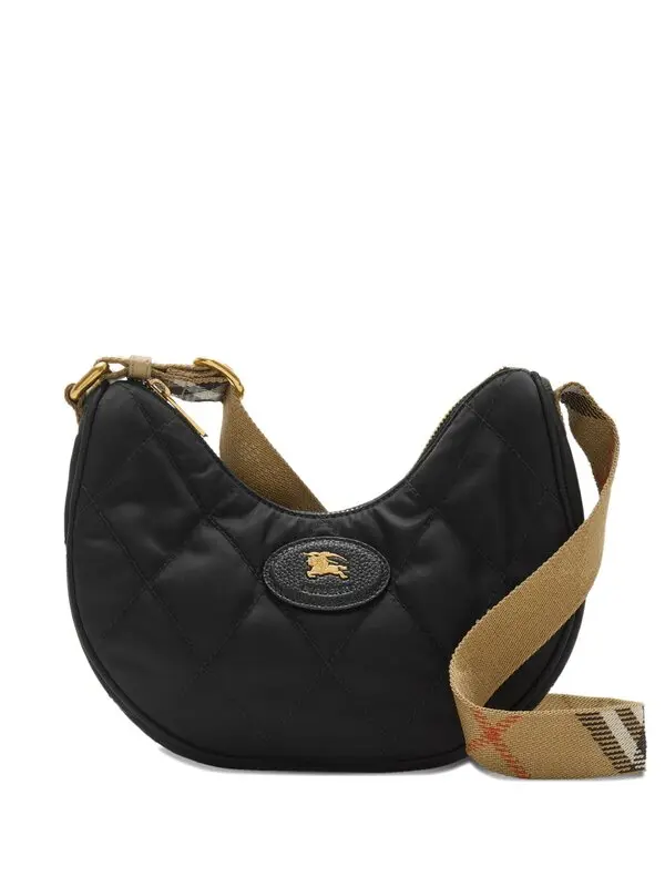 Burberry Mini Adjustable Webbing Strap Bag - Nero