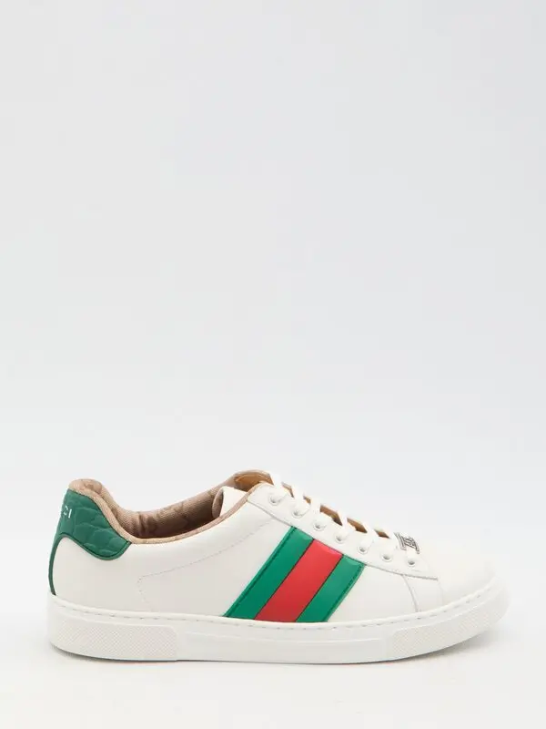 Gucci Ace Leather Low-top Sneakers