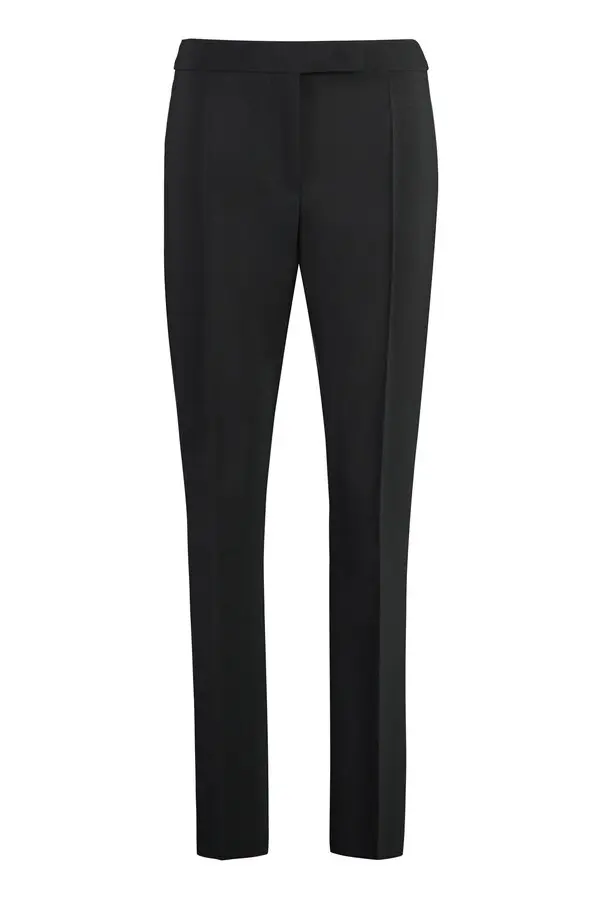 Max Mara Wool Straight-leg Trousers For