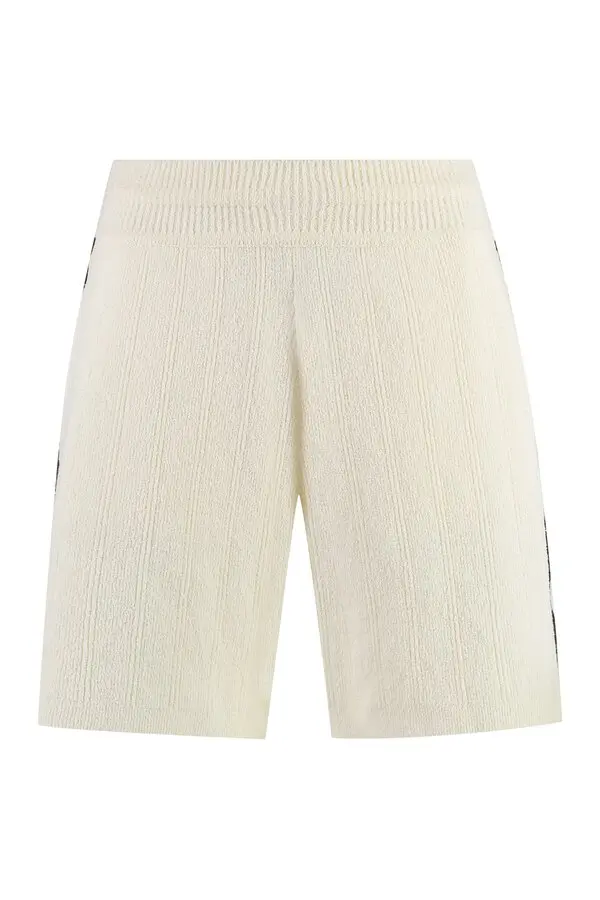 GOLDEN GOOSE Lionel Knitted Shorts - Ivory