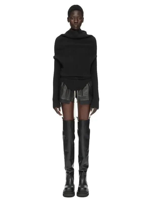 Rick Owens Elegant Tailored Trousers With Button Closure For - Nero