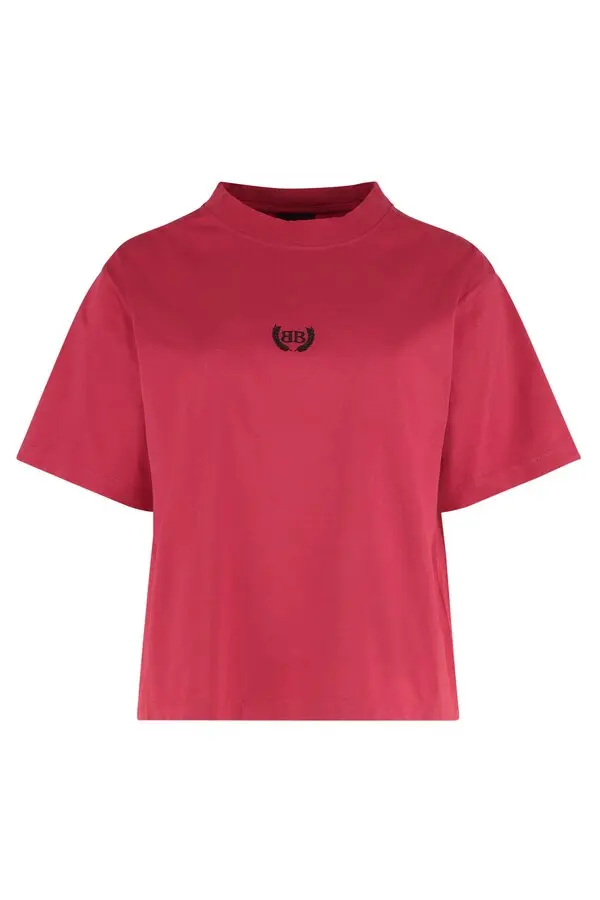Balenciaga Laurel Classic Medium Fit T-shirt - Red