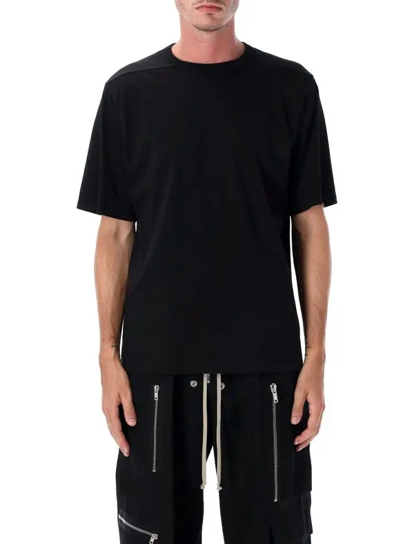 Rick Owens Round Neck T-shirt With Short Sleeves Size - Nero