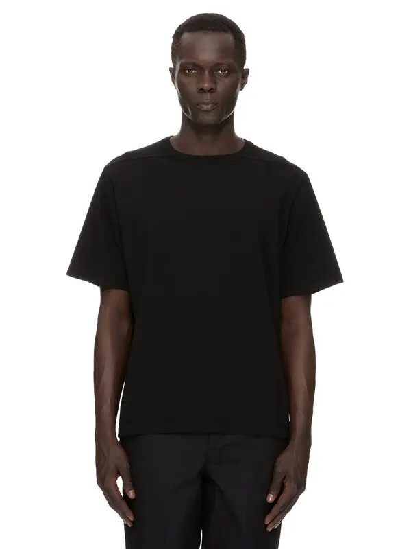 Rick Owens Round Neck T-shirt With Short Sleeves Size - Nero