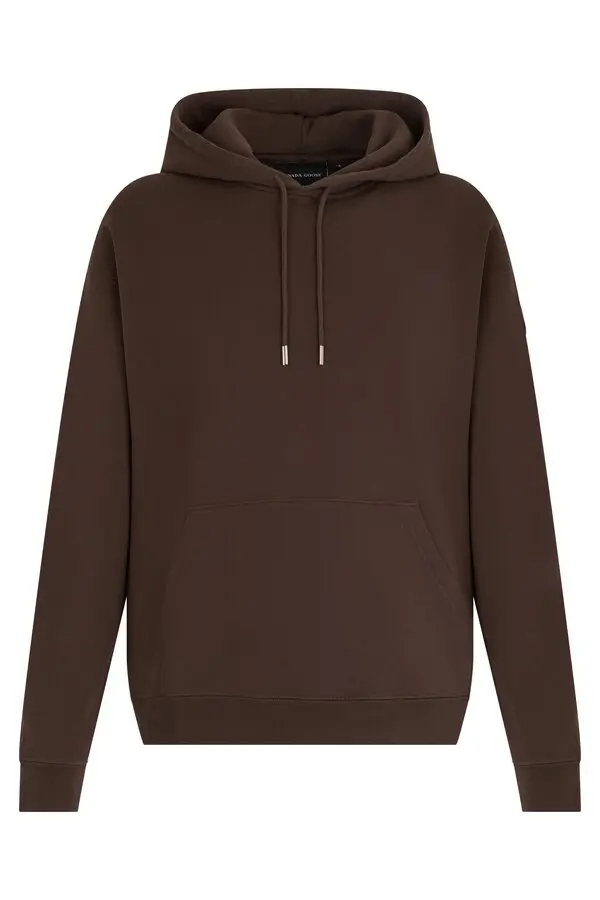 Canada Goose Relaxed Fit Cotton Hoodie - Brown