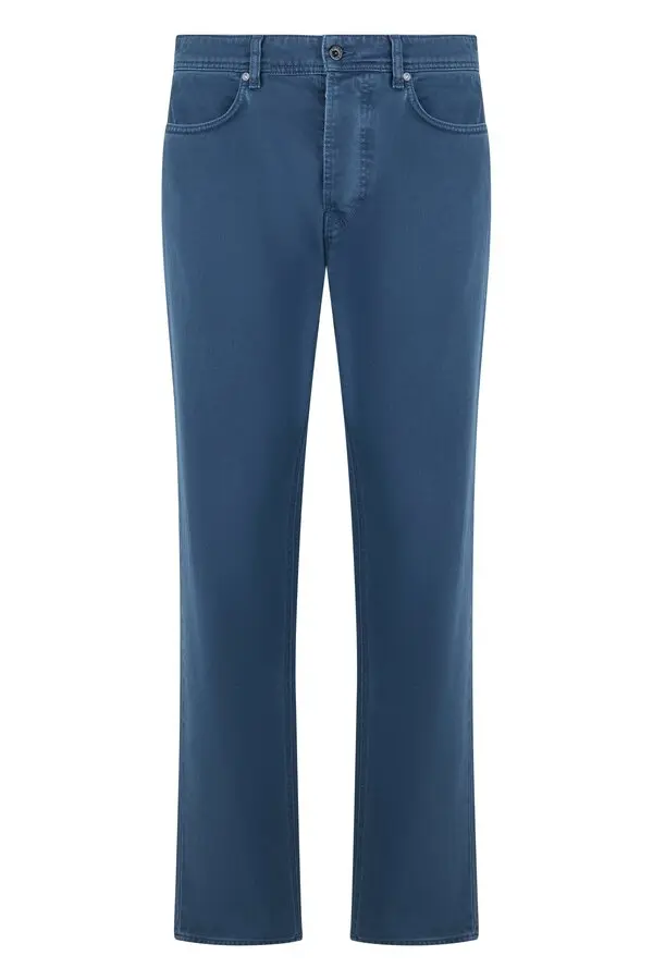 Stone Island Straight Fit Denim Pants - Blue