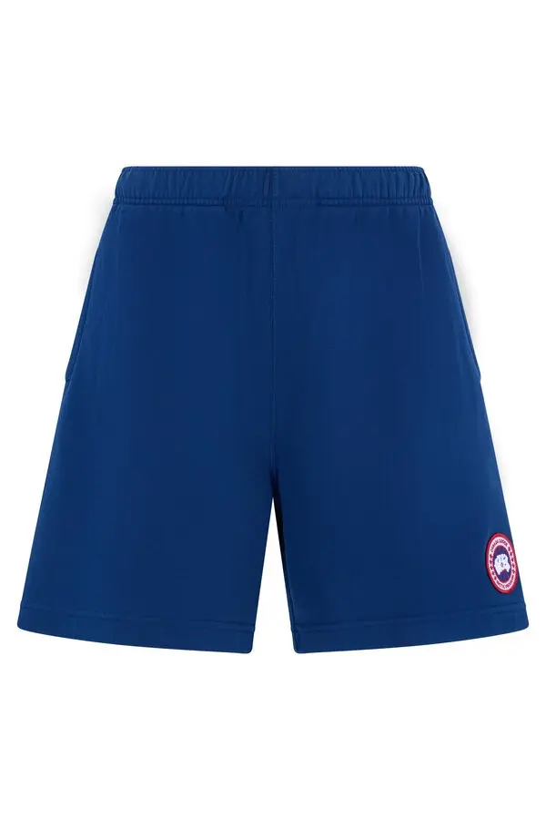 Canada Goose Comfortable Shorts With Ethestic Waistband Male - Blue