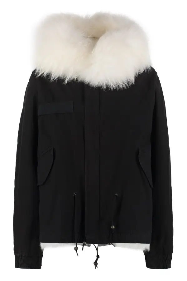Mr & Mrs Italy Mini Parka Jacket - Black