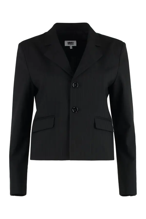 MAISON MARGIELA Single-breasted Two-button Jacket - Black