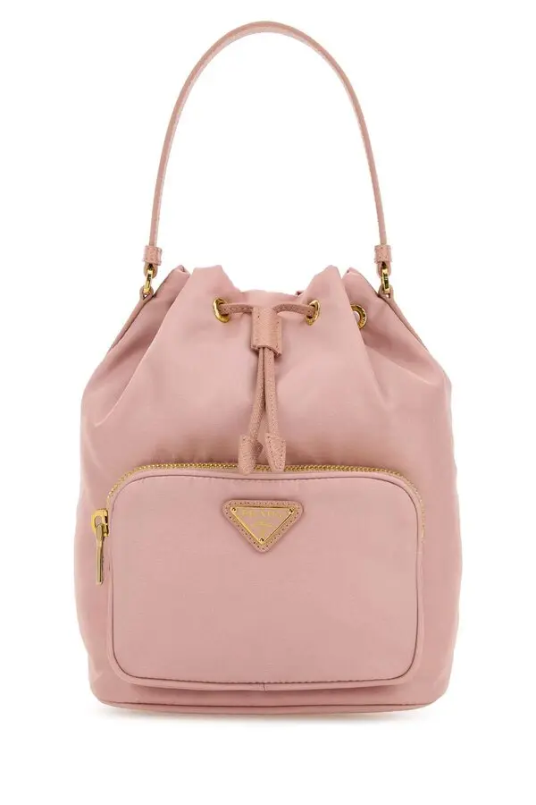 Prada Re-nylon Duet Bucket Bag - Pink