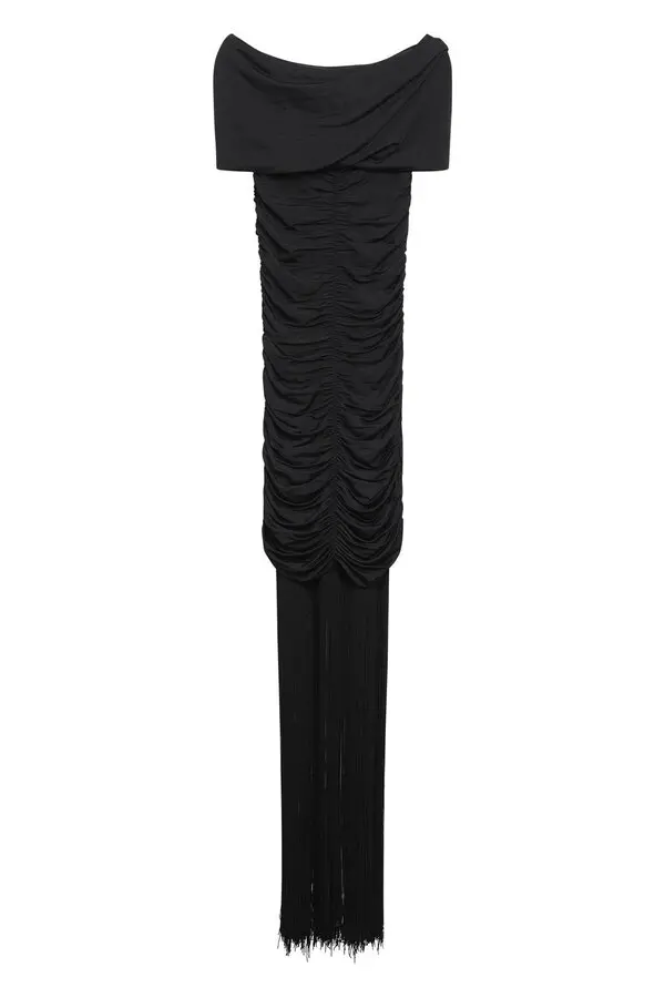 Khaite Jacinta Maxi Dress - Black
