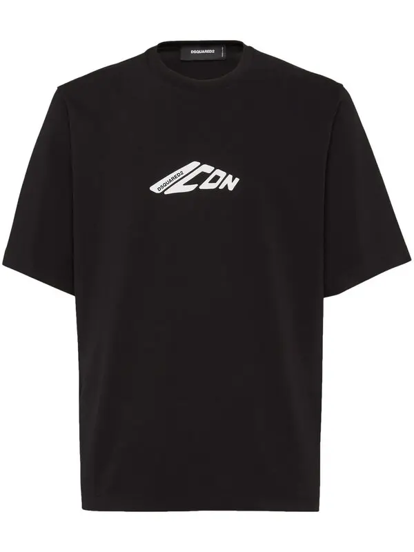 Dsquared2 Cotton T-shirt Fw25 Collection - Black
