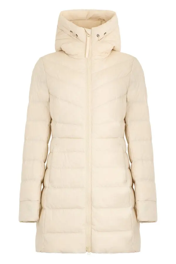 Canada Goose Padded Hooded Jacket - Ivory
