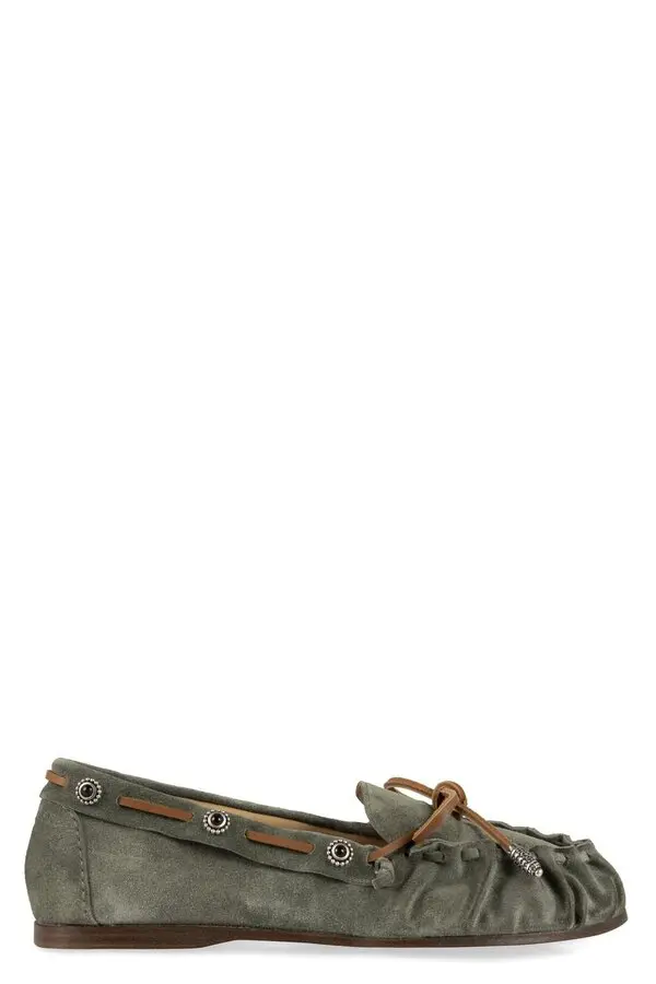 Sartore Suede Loafers - Green